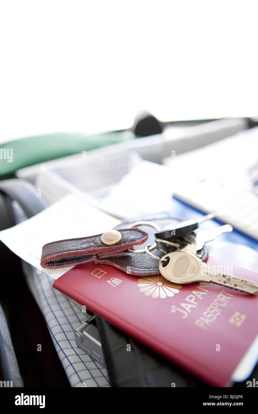 Suitcase key passport hi-res stock photography and images - Alamy