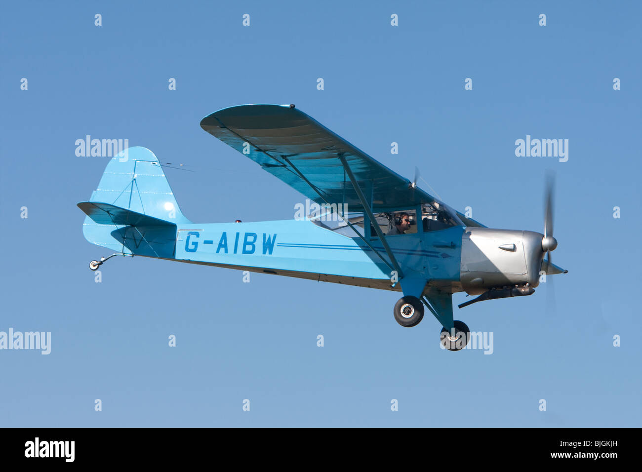 Auster Alpha, registered G-AIBW, at Breighton Stock Photo - Alamy
