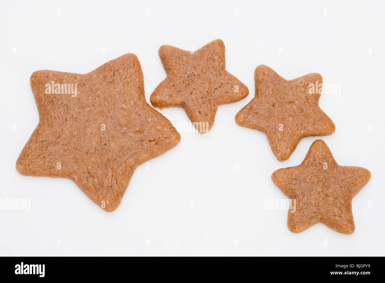 Several gingerbread stars Stock Photo - Alamy