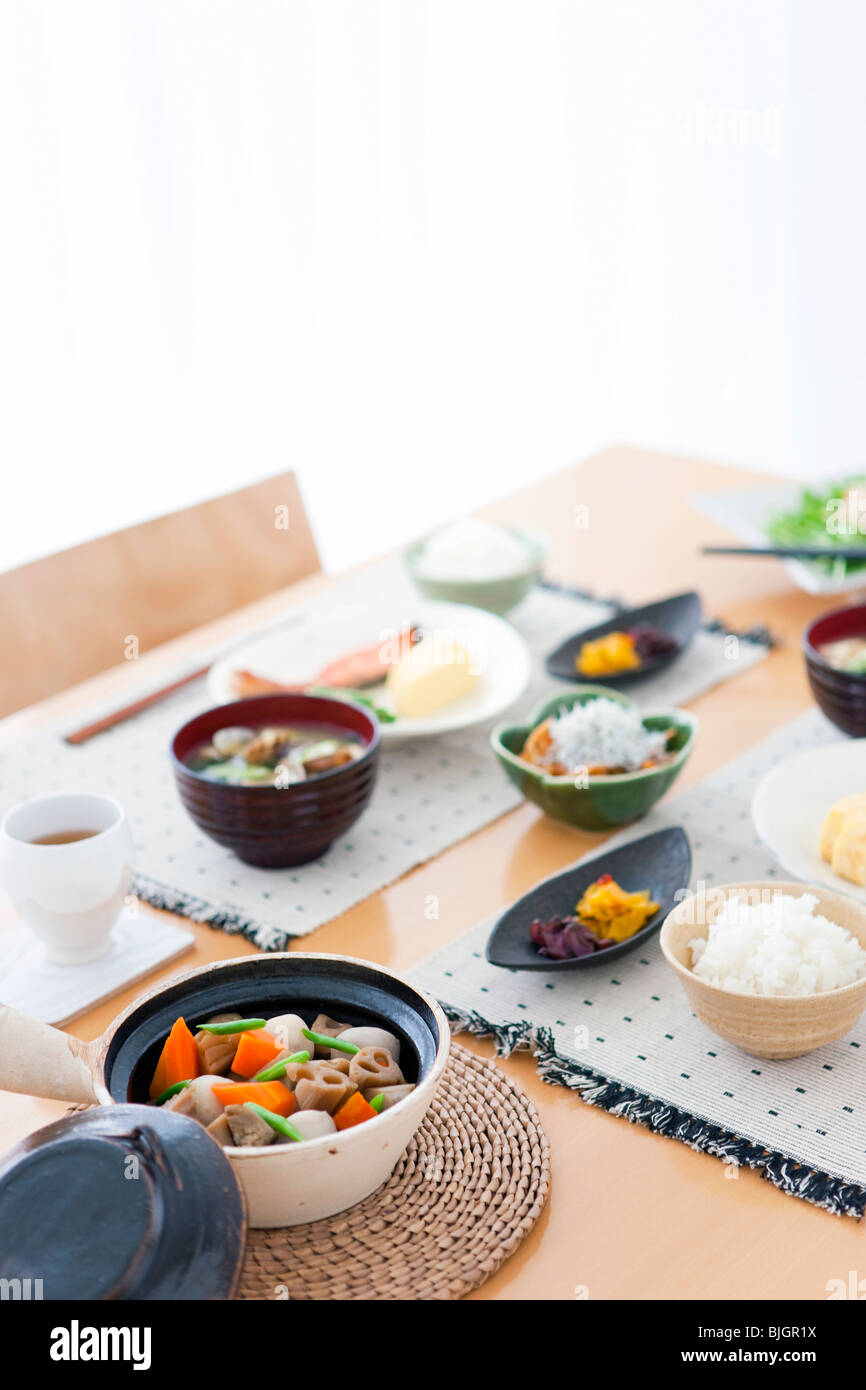 Meal of Japanese food Stock Photo - Alamy