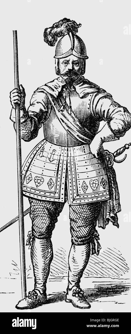 military, infantry, pikemen, pikeman in the 1st quarter of 17th century ...