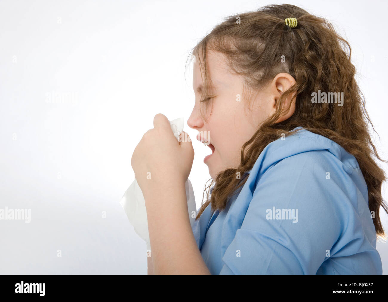 School girl sneeze hi-res stock photography and images - Alamy