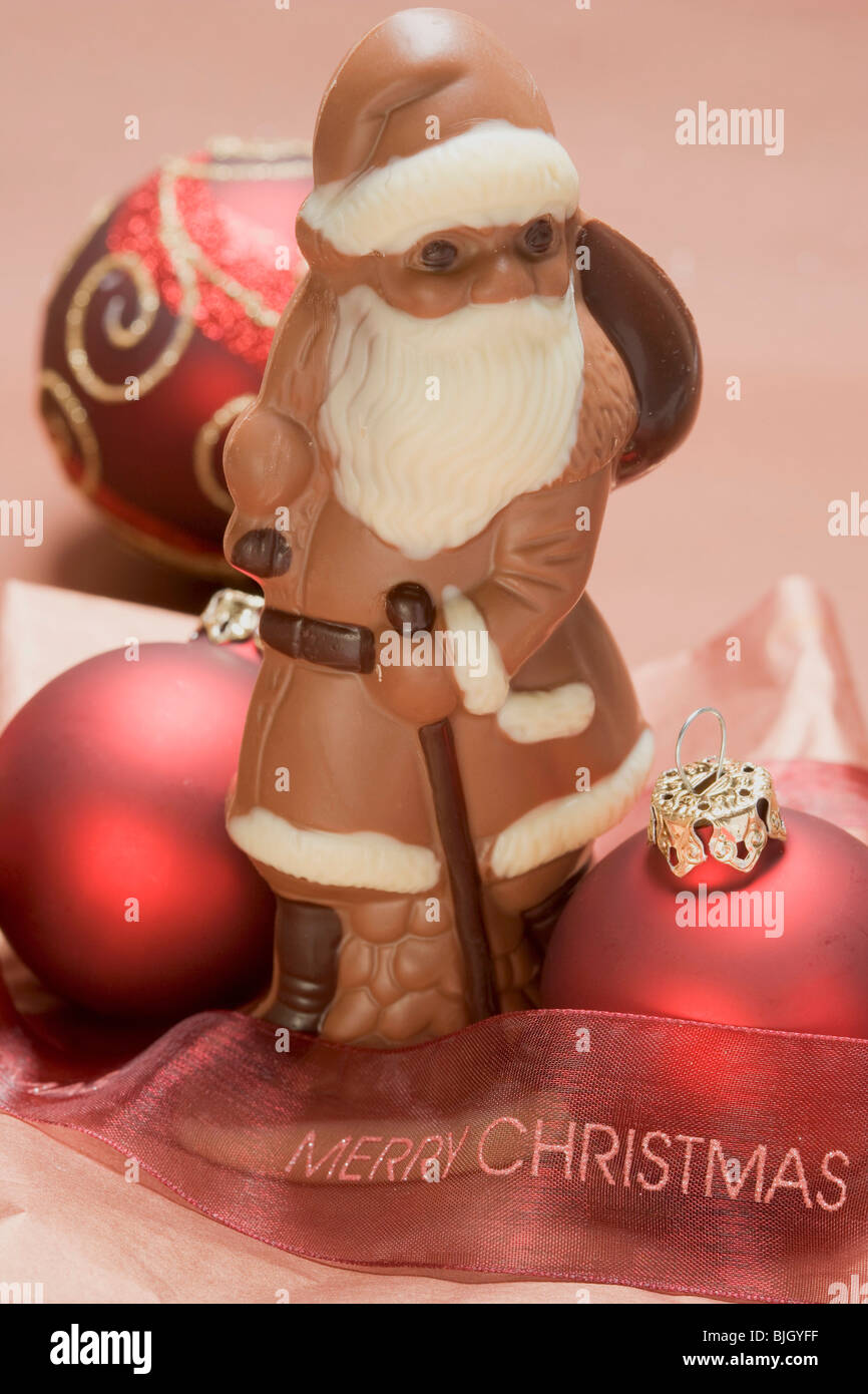 Chocolate father christmas hi-res stock photography and images - Alamy