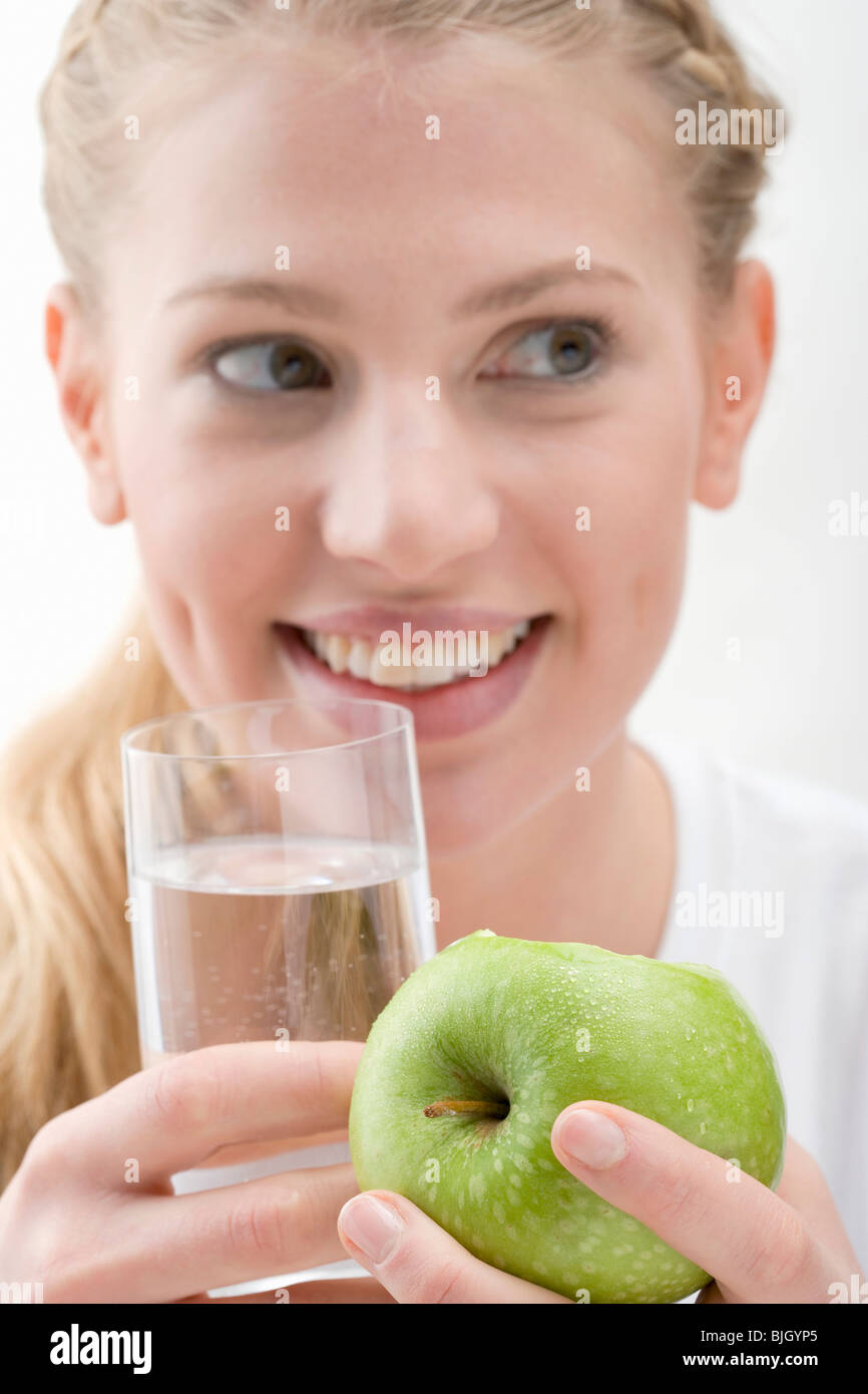 Woman alone water glass weight loss hi-res stock photography and images ...