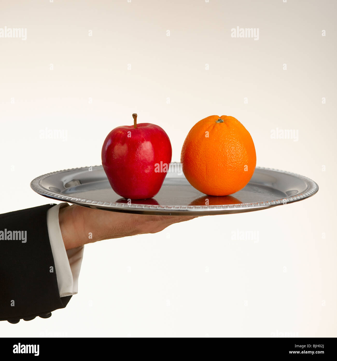 Tray of fruit Stock Photo - Alamy