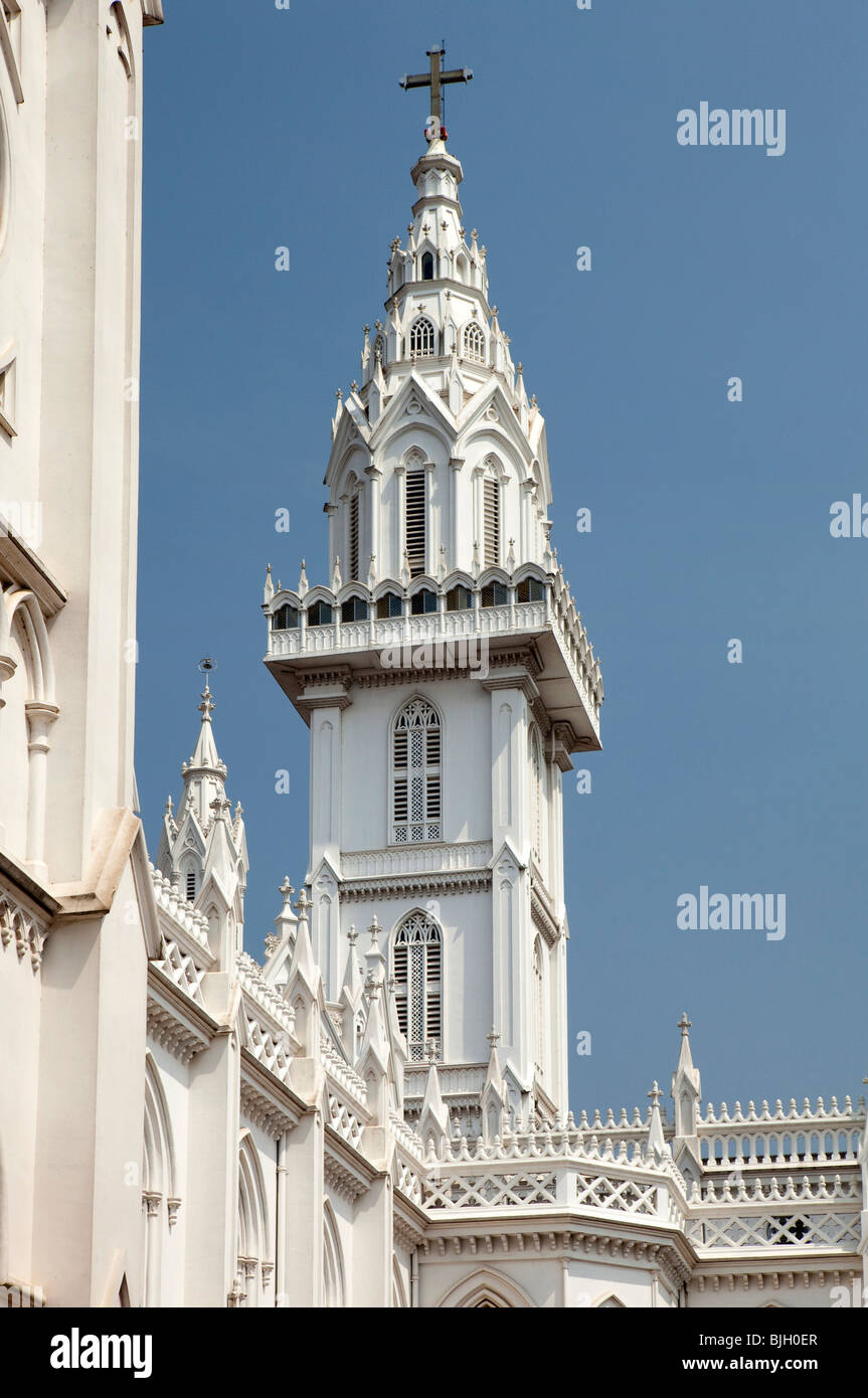 India, Kerala, Thrissur (Trichur), Catholic Basilica of our Lady of ...
