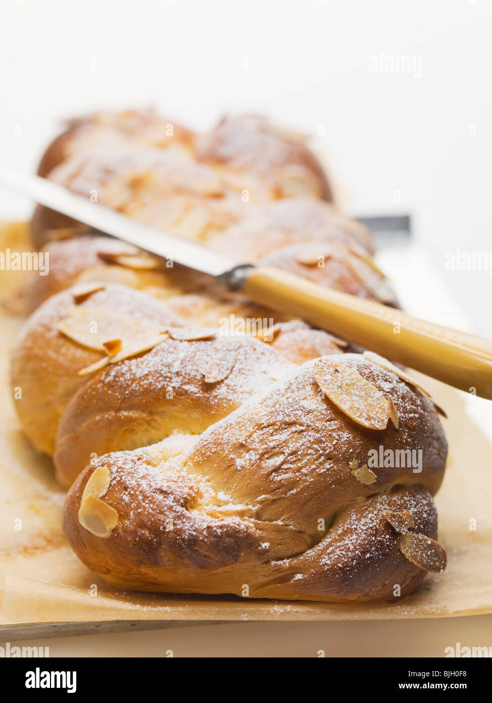 Braided bread sweet plait yeast hi-res stock photography and images - Alamy