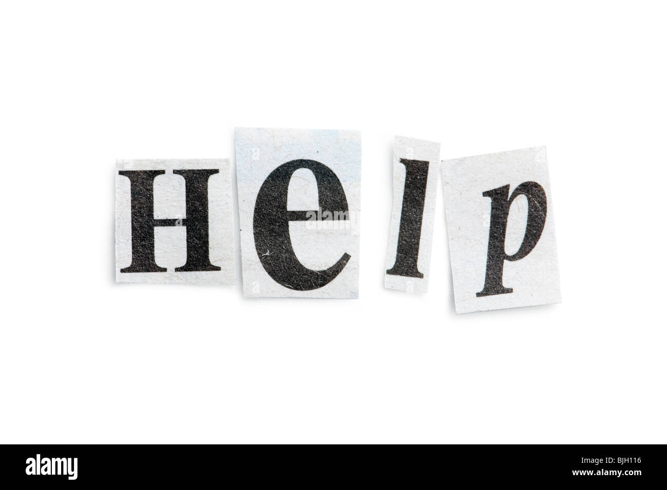 sign help on white background Stock Photo - Alamy