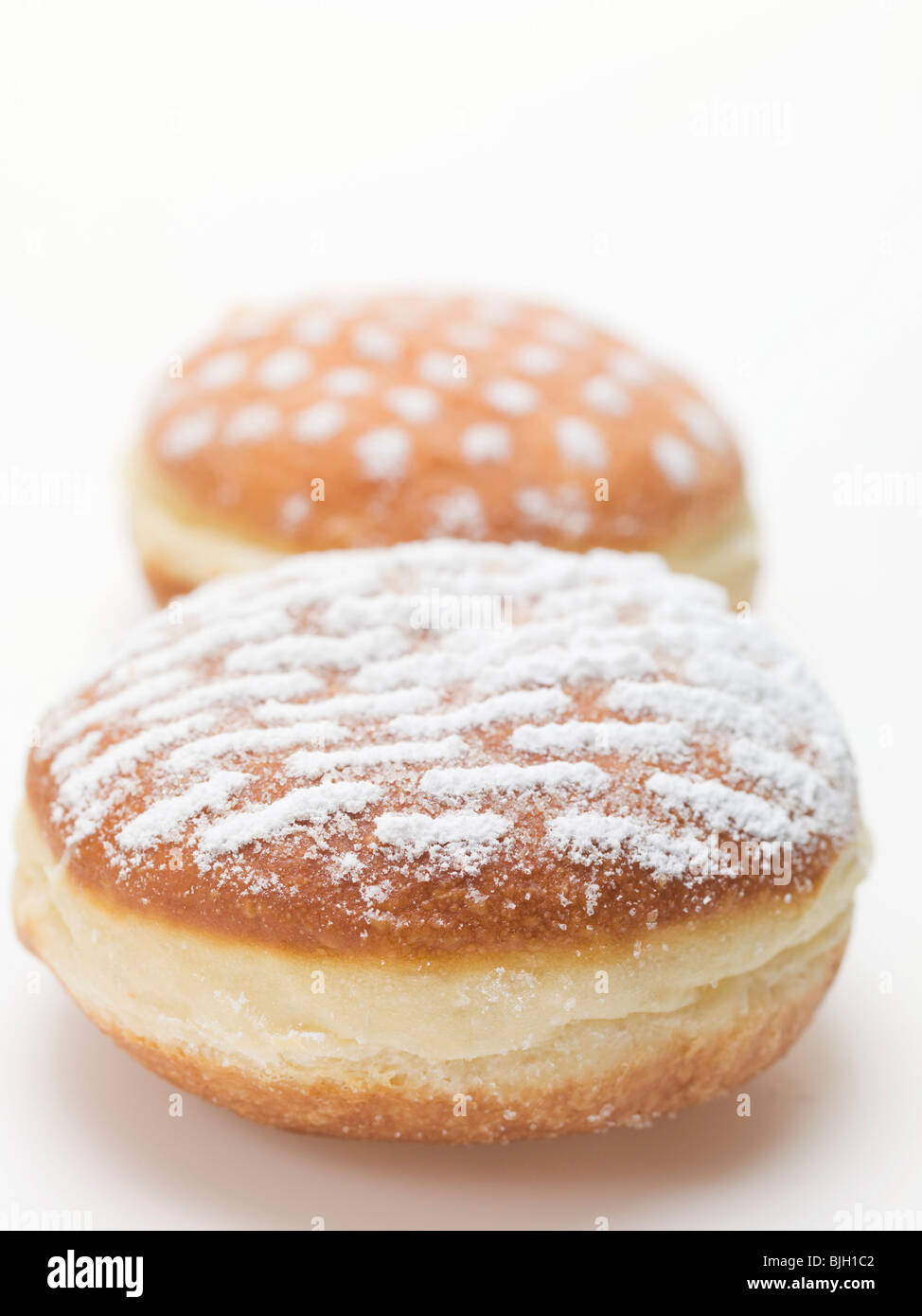 Sugar dusted doughnuts hi-res stock photography and images - Alamy