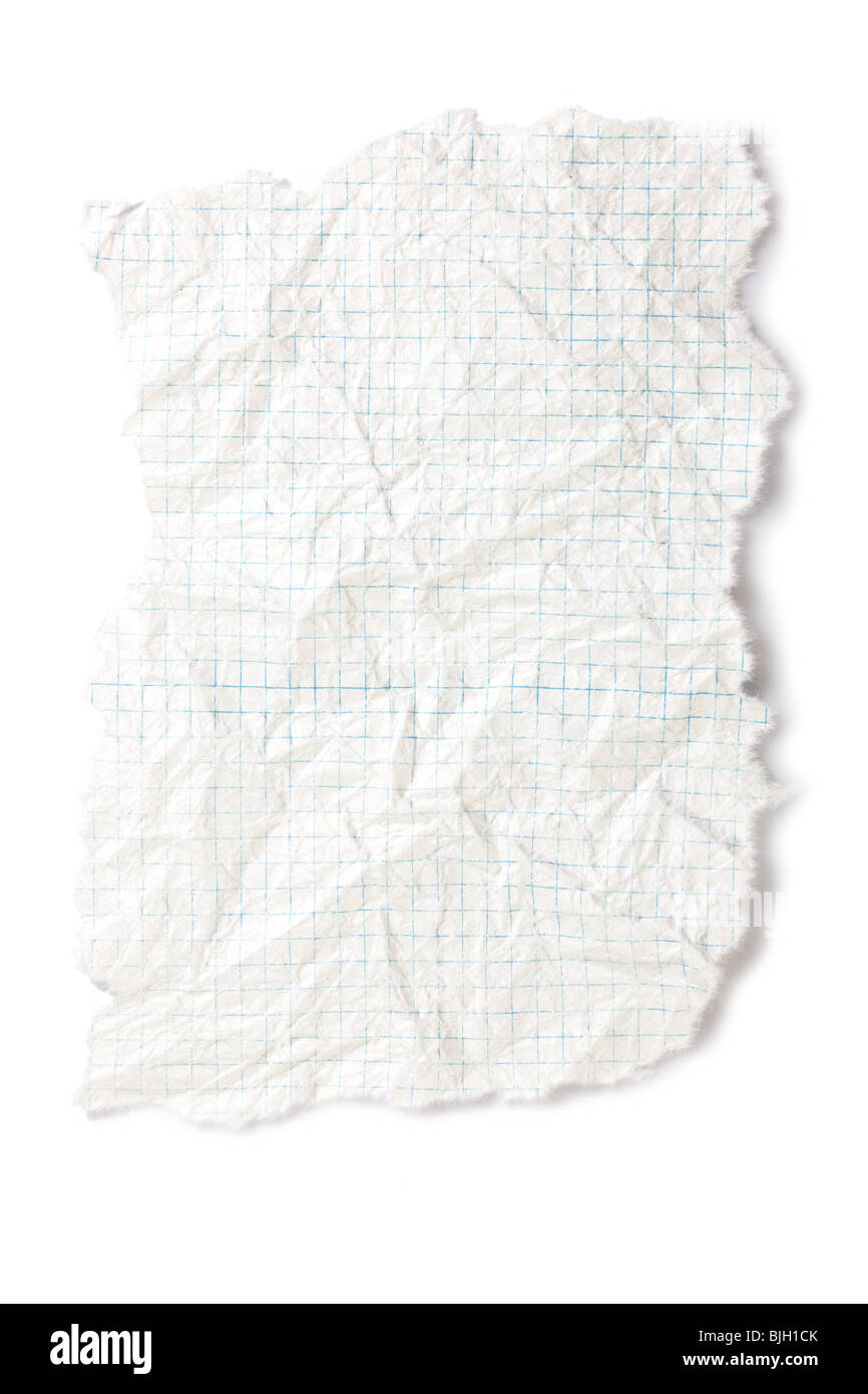 tear paper on white background Stock Photo - Alamy