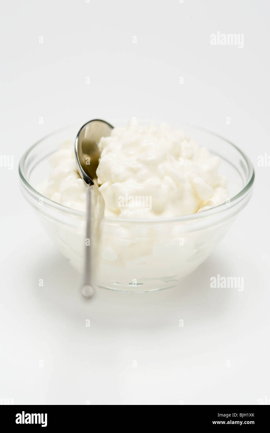Soft cheese in glass hi-res stock photography and images - Alamy