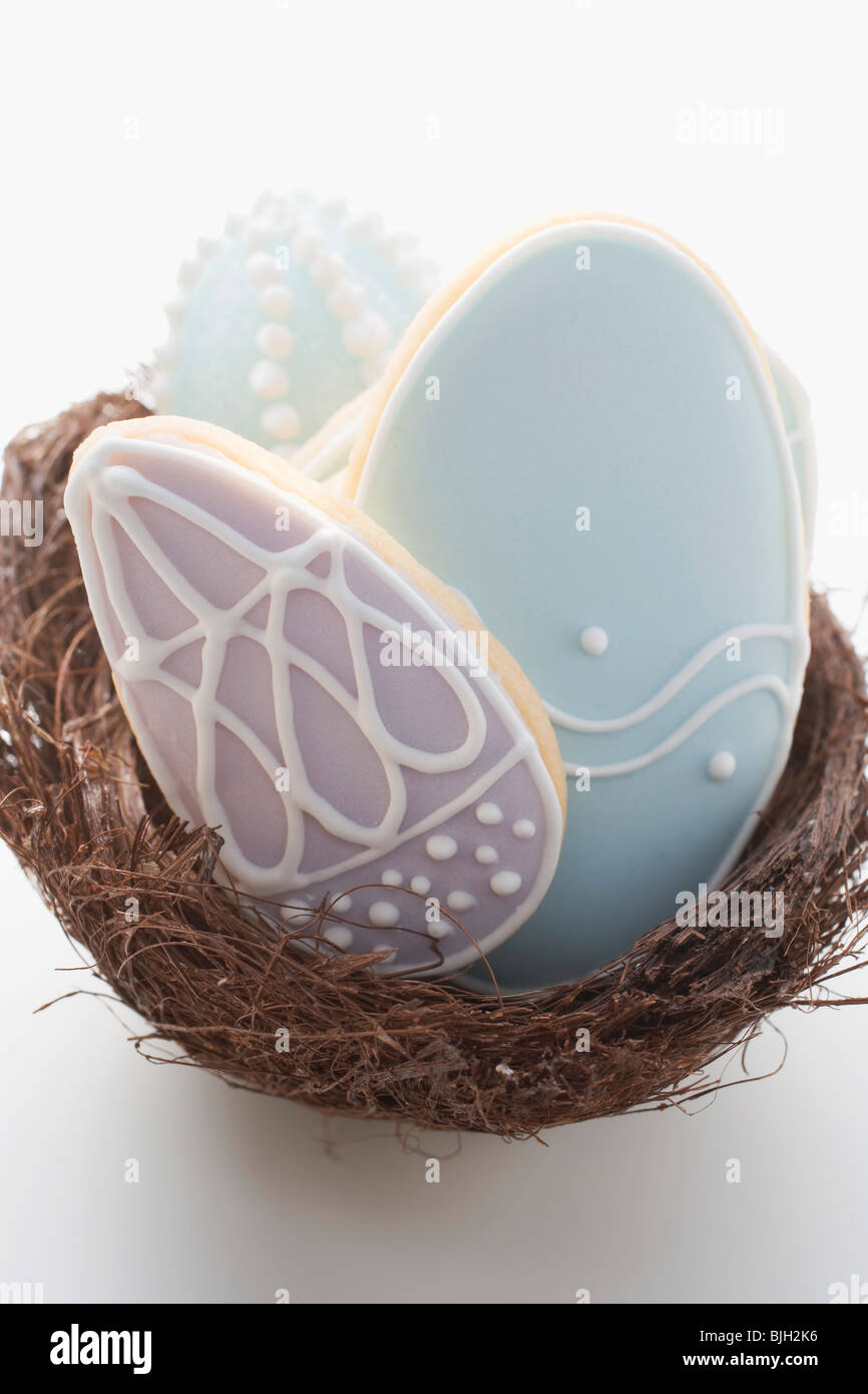 Pastel coloured biscuits hi-res stock photography and images - Alamy