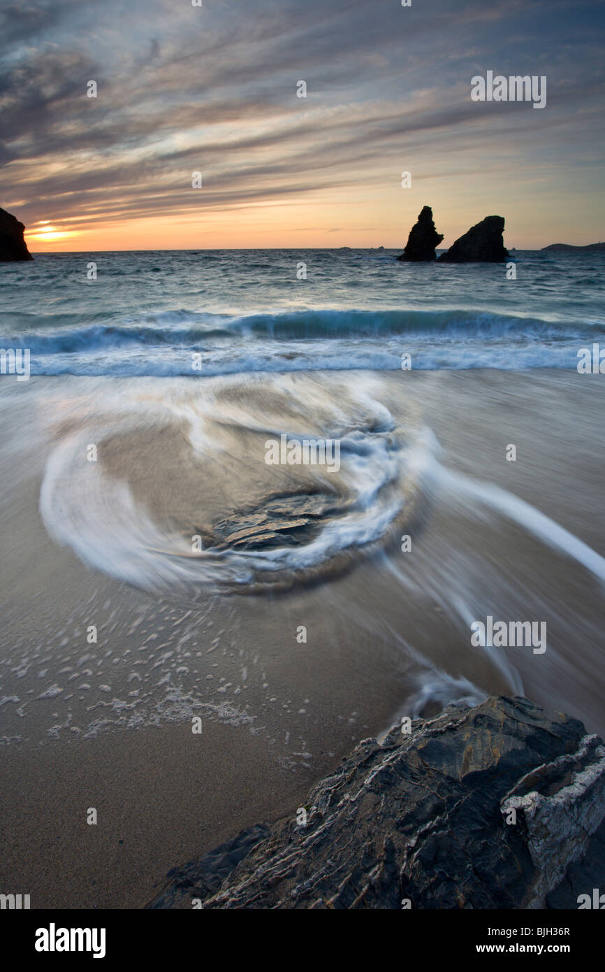 Wave patterns beaches uk hi-res stock photography and images - Alamy