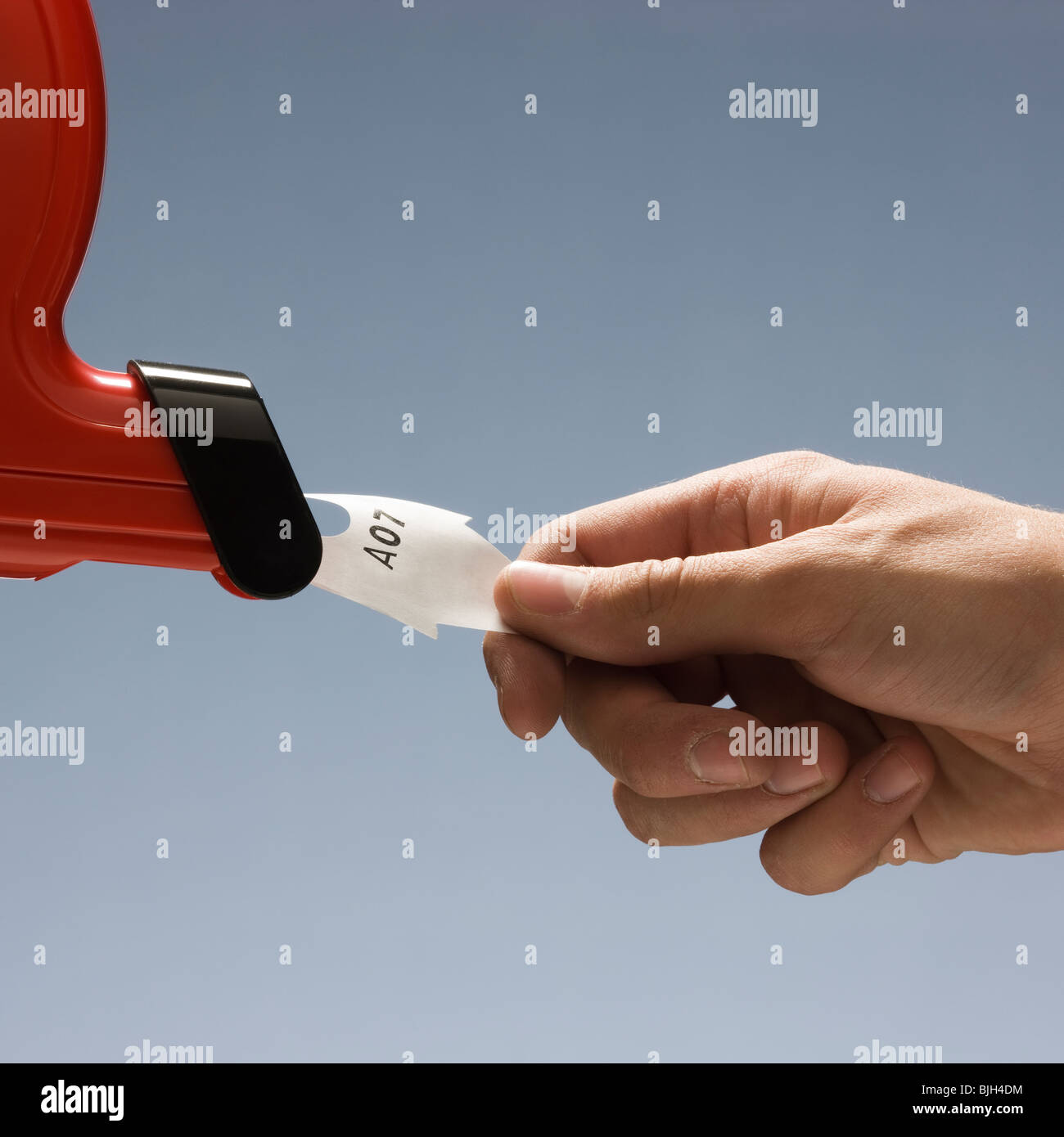 hand taking a number Stock Photo - Alamy