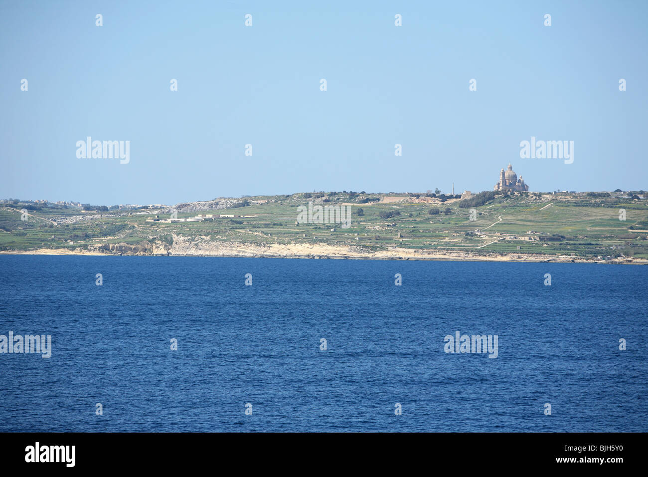 View across the North Comino channel towards Gozo from Malta Stock ...
