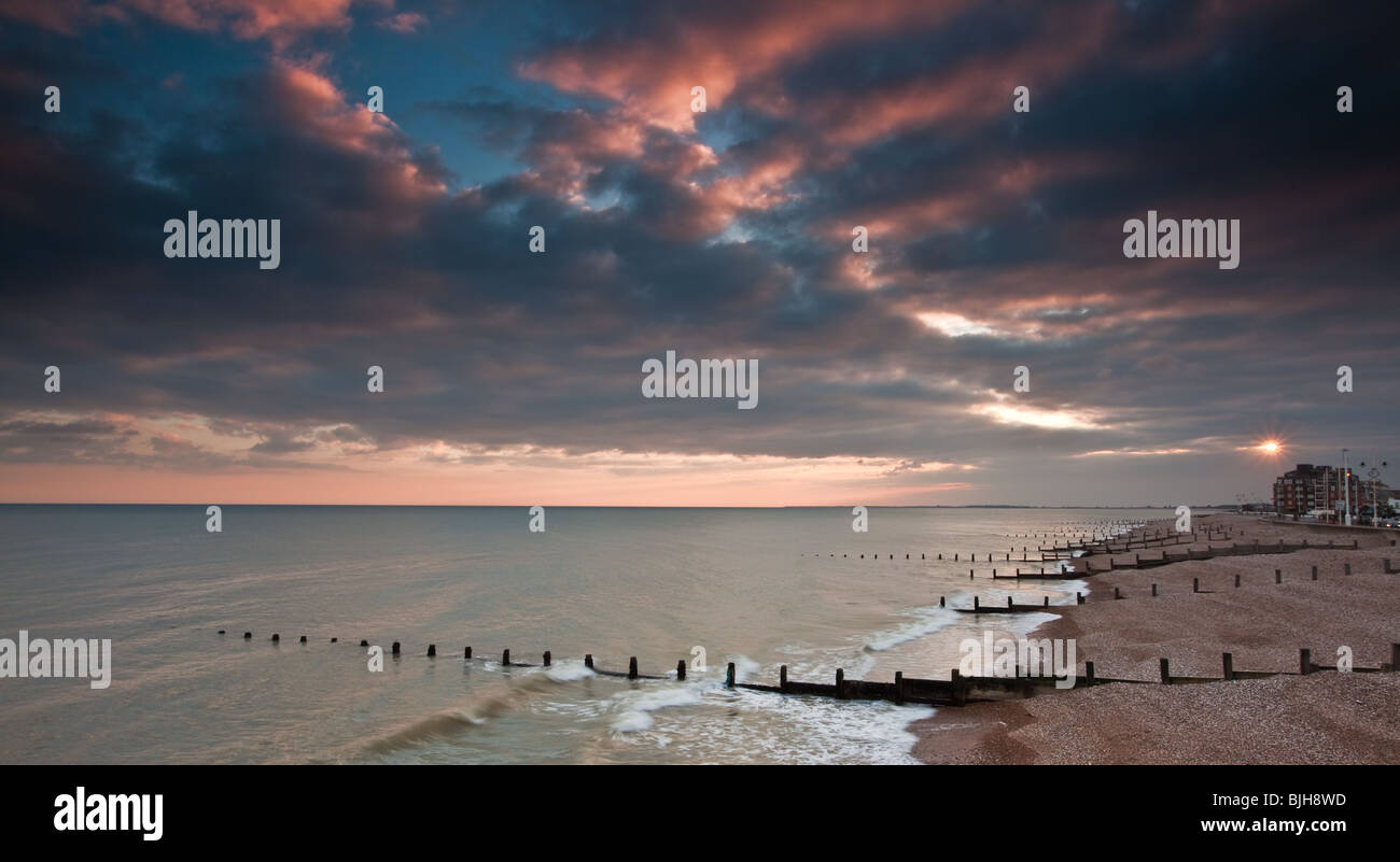 Bognor Regis after storm Stock Photo - Alamy