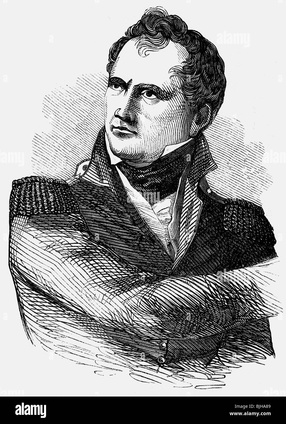 Scott, Winfield, 13.6.1786 - 29. 5.1866, American general, portrait, as a young man, wood ...