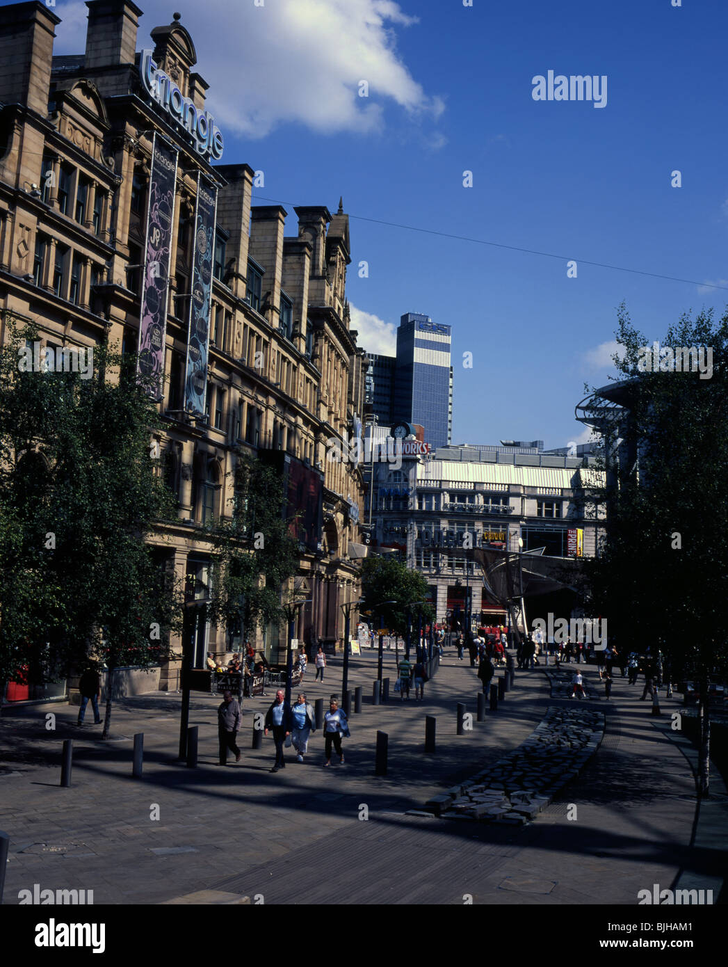 The Triangle Exchange Square Manchester England Stock Photo - Alamy