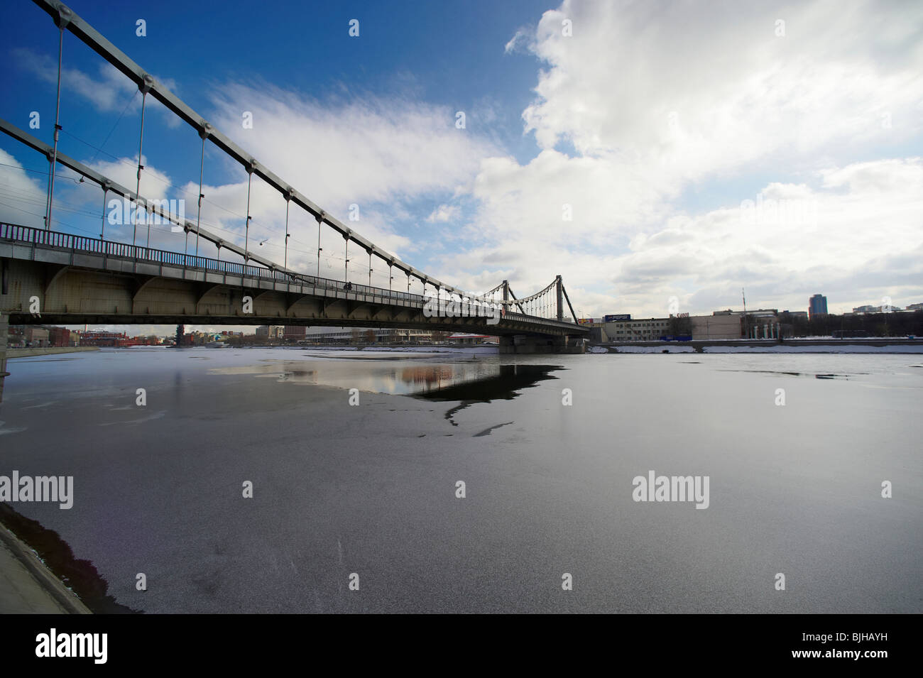 krymsky bridge, Moscow Stock Photo - Alamy