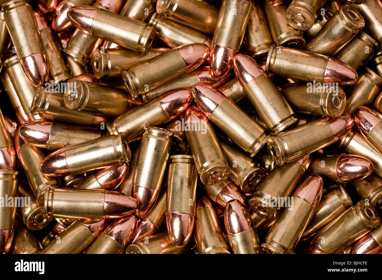 Bullets for hand guns Stock Photo - Alamy