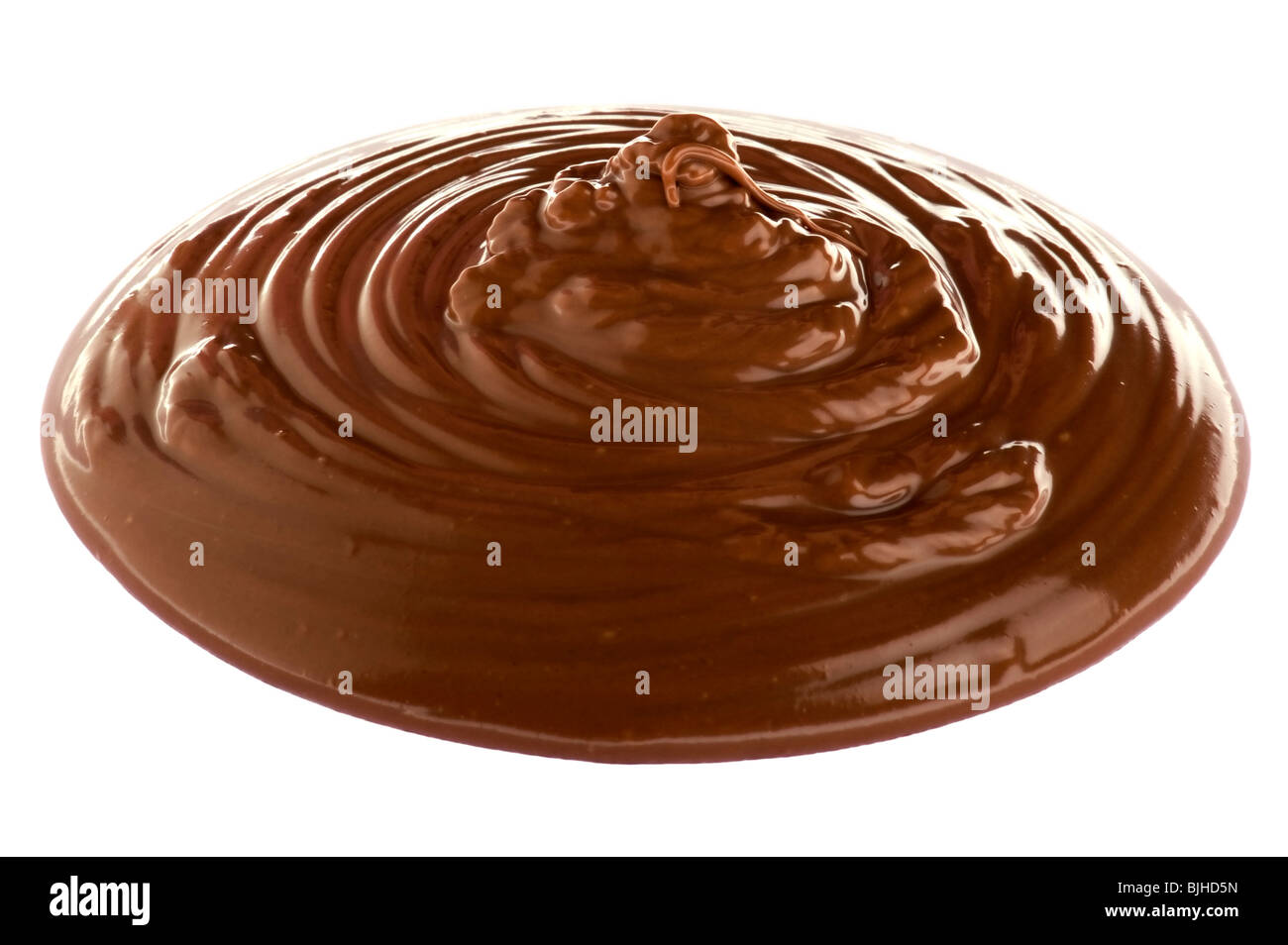 object on white - food Chocolate close up Stock Photo - Alamy