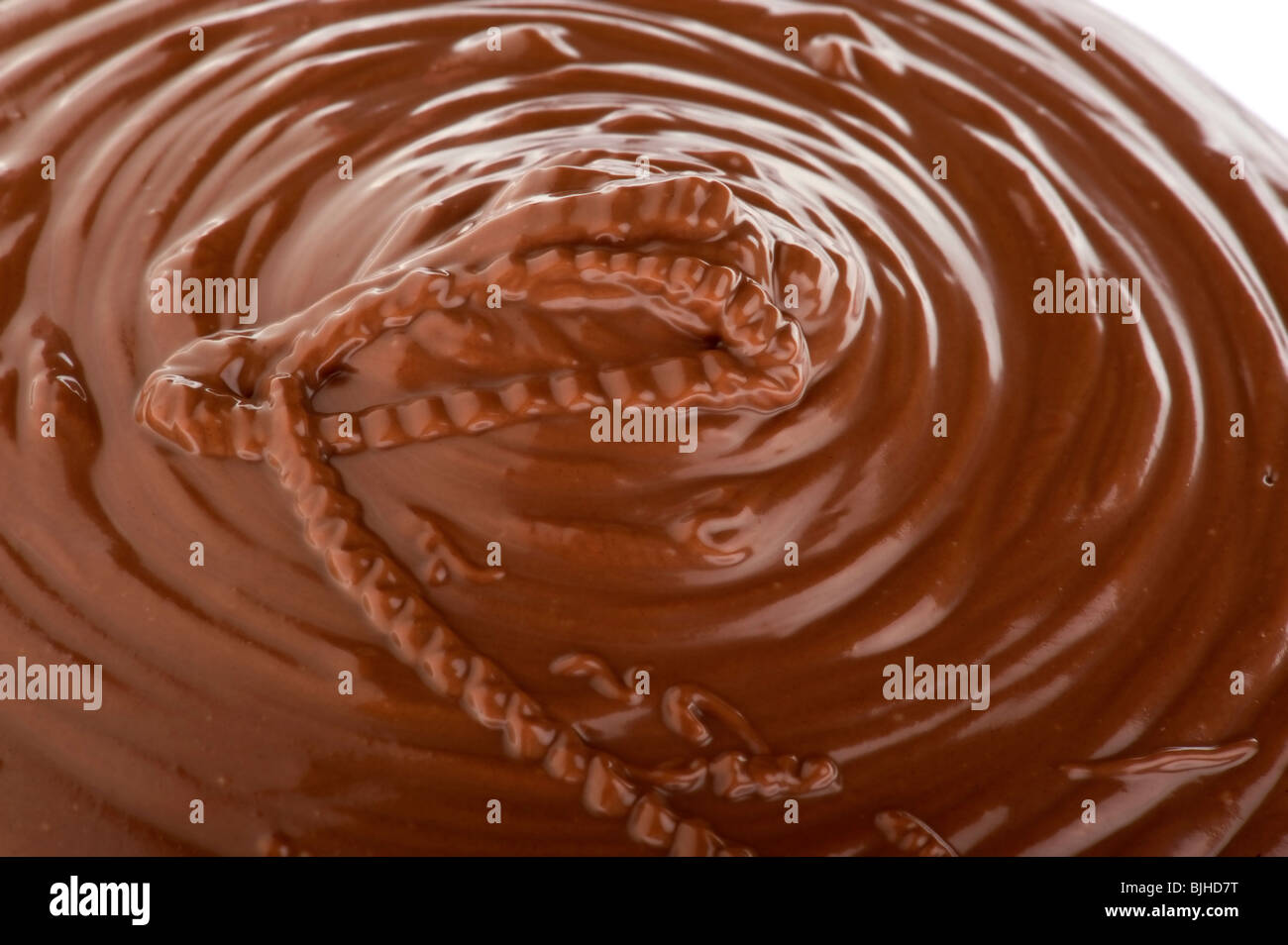 object on white - food Chocolate close up Stock Photo - Alamy