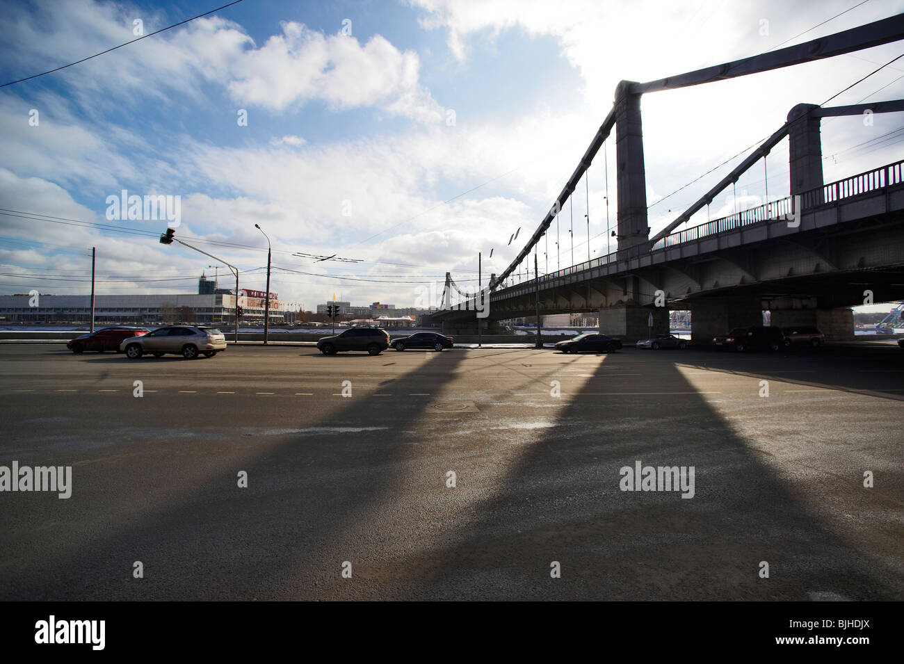 Krymsky bridge hi-res stock photography and images - Alamy