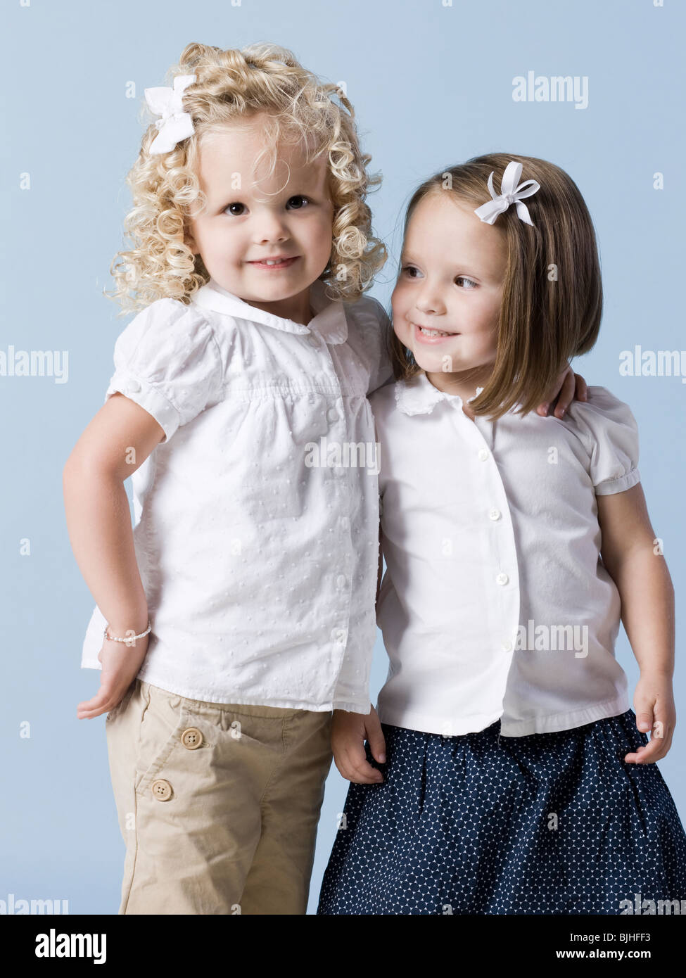 two little girls Stock Photo - Alamy