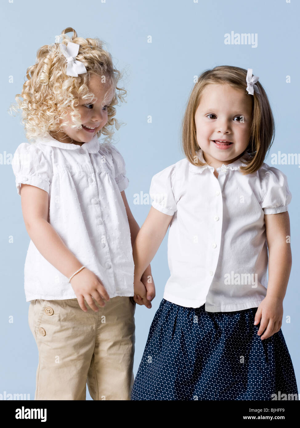 two little girls Stock Photo - Alamy