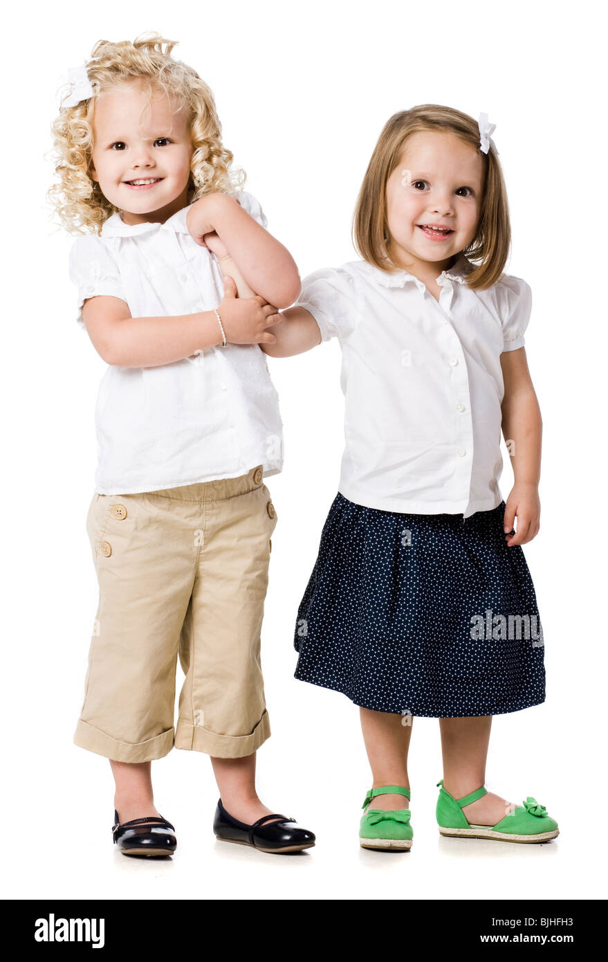 two little girls Stock Photo - Alamy