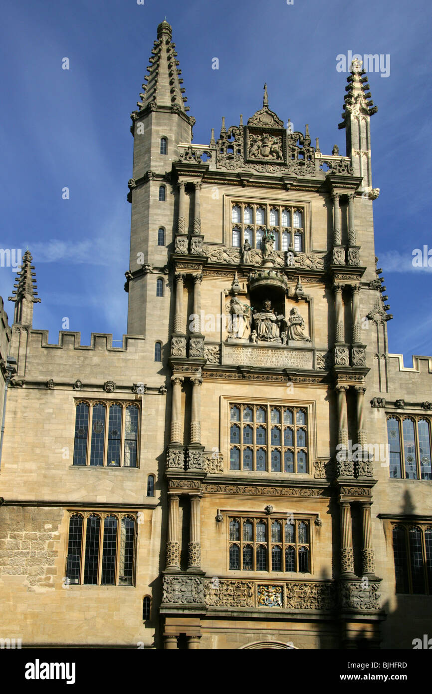 The Bodleian Library, Oxford, Oxfordshire, England, UK, Europe Stock ...