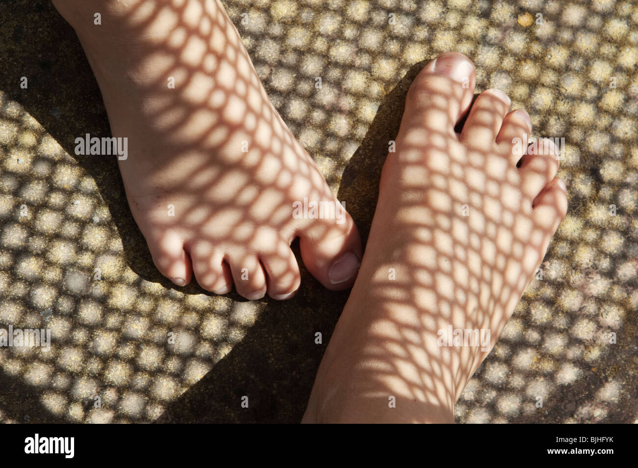 Toes shadow hi-res stock photography and images - Alamy