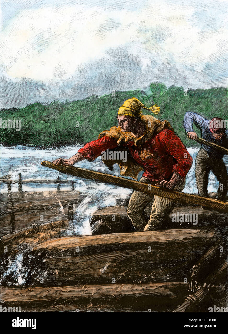 Fur traders 1800s hi-res stock photography and images - Alamy