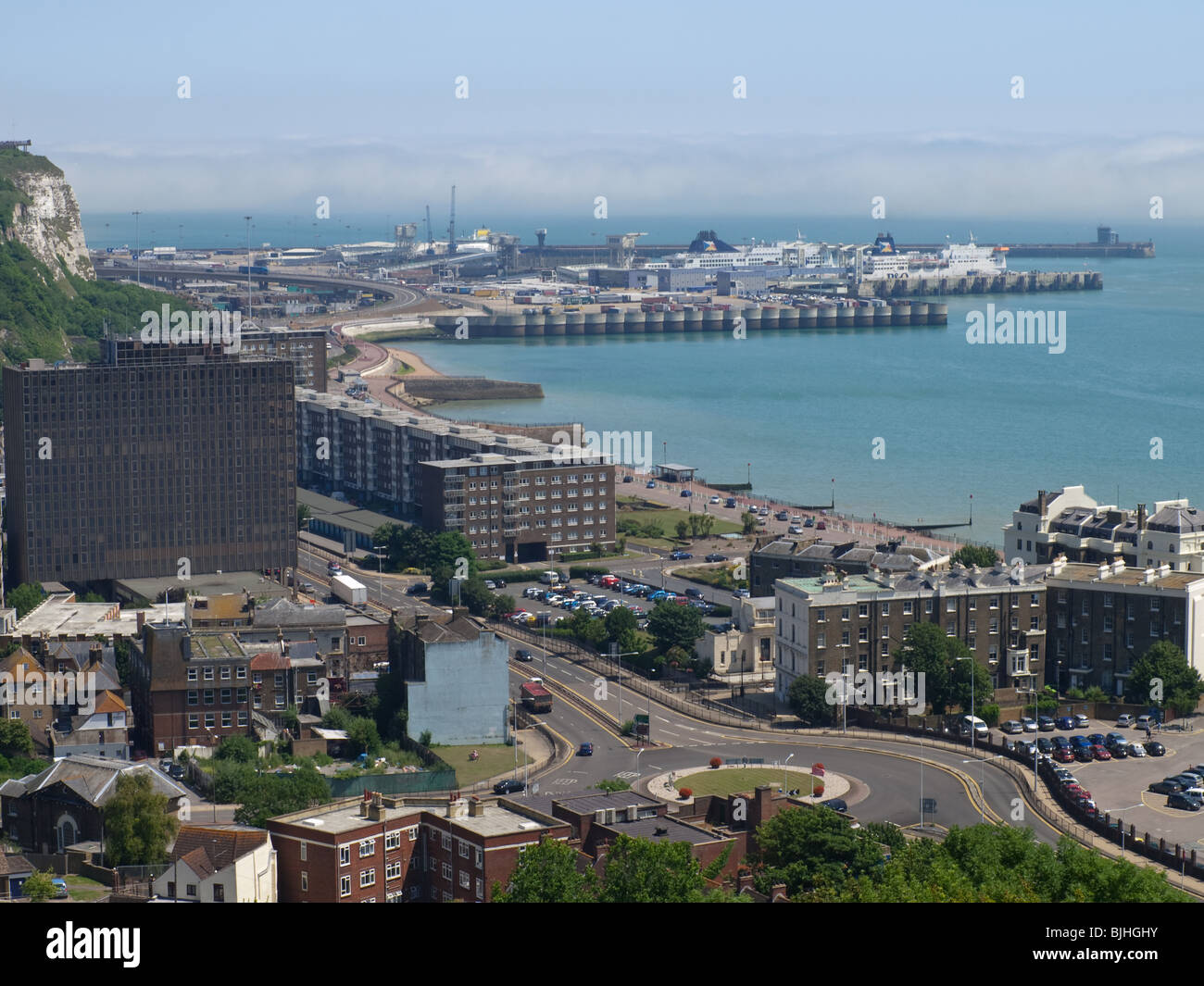 View from Western Heights, Dover, Kent, England, UK Stock Photo - Alamy