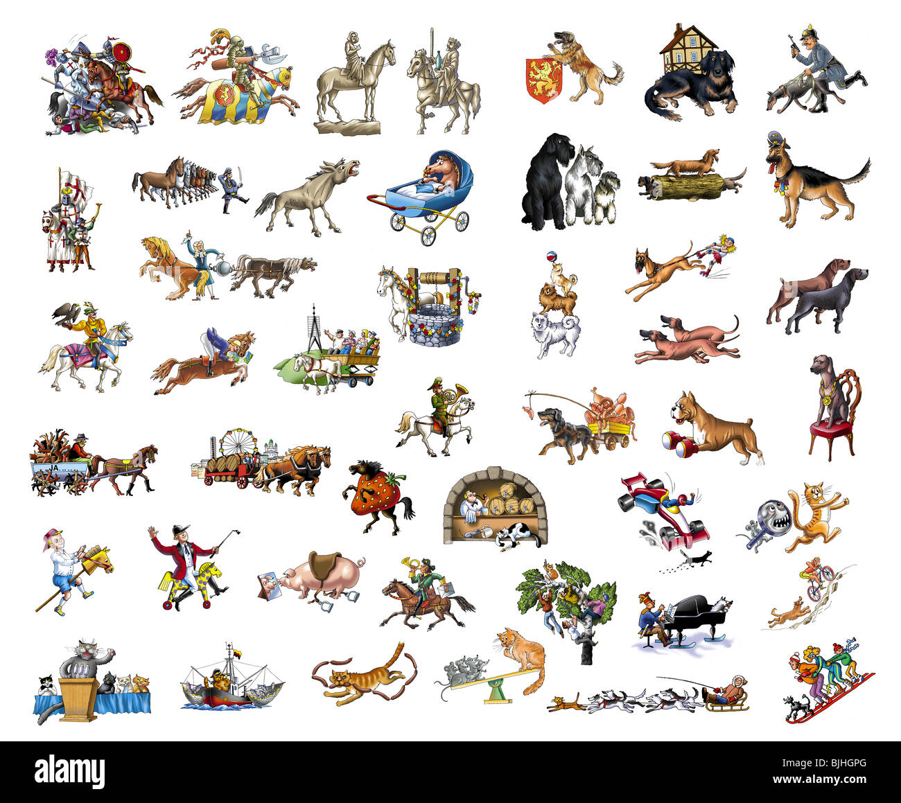 Horses breeding Cut Out Stock Images & Pictures - Alamy