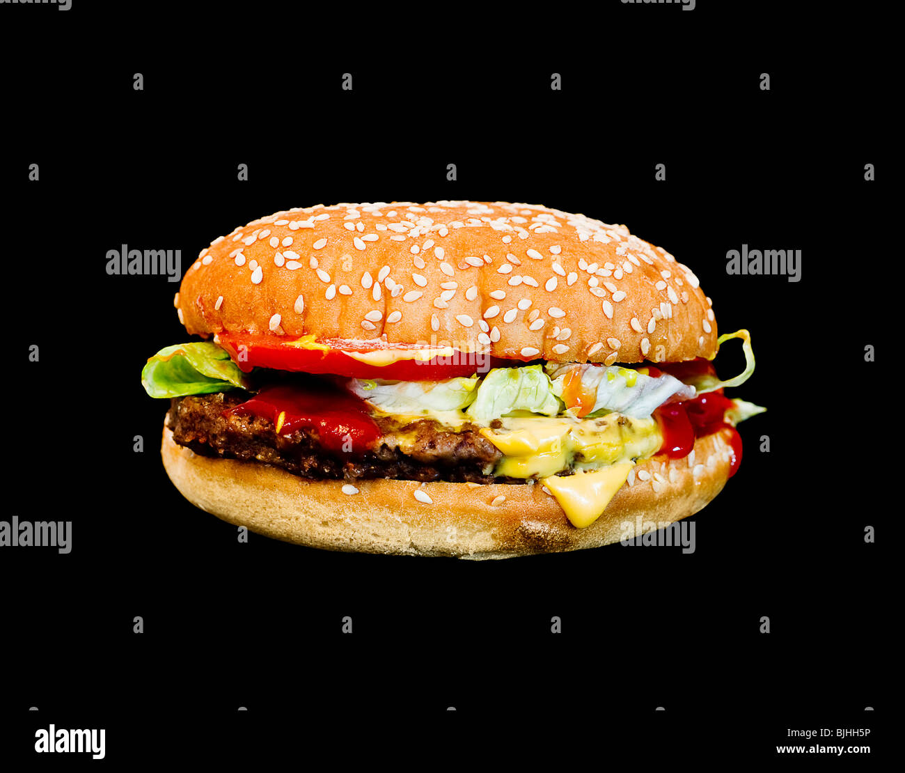 Mcdonalds cheeseburger meat hi-res stock photography and images - Alamy