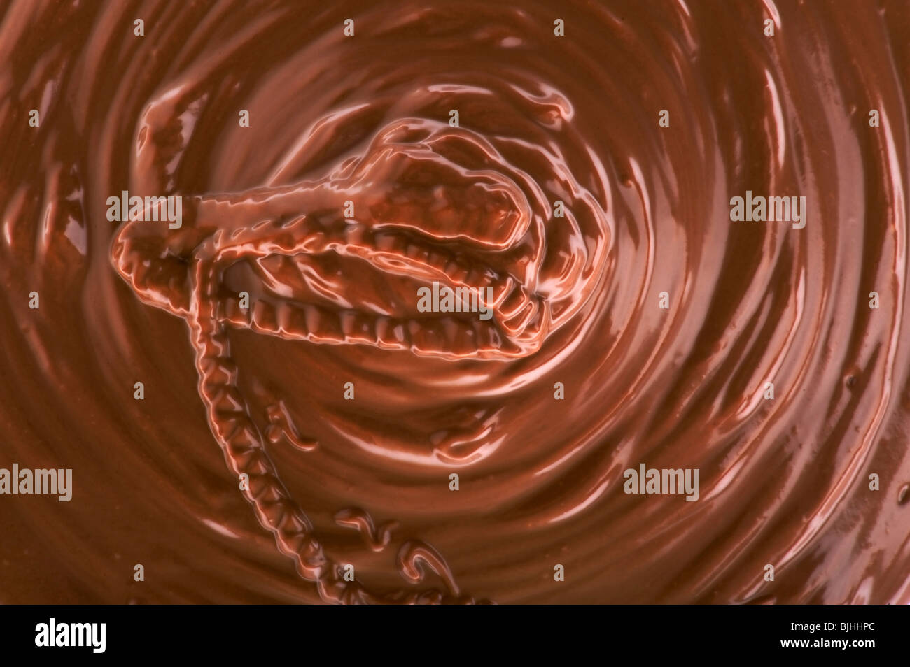 object on white - food Chocolate close up Stock Photo - Alamy
