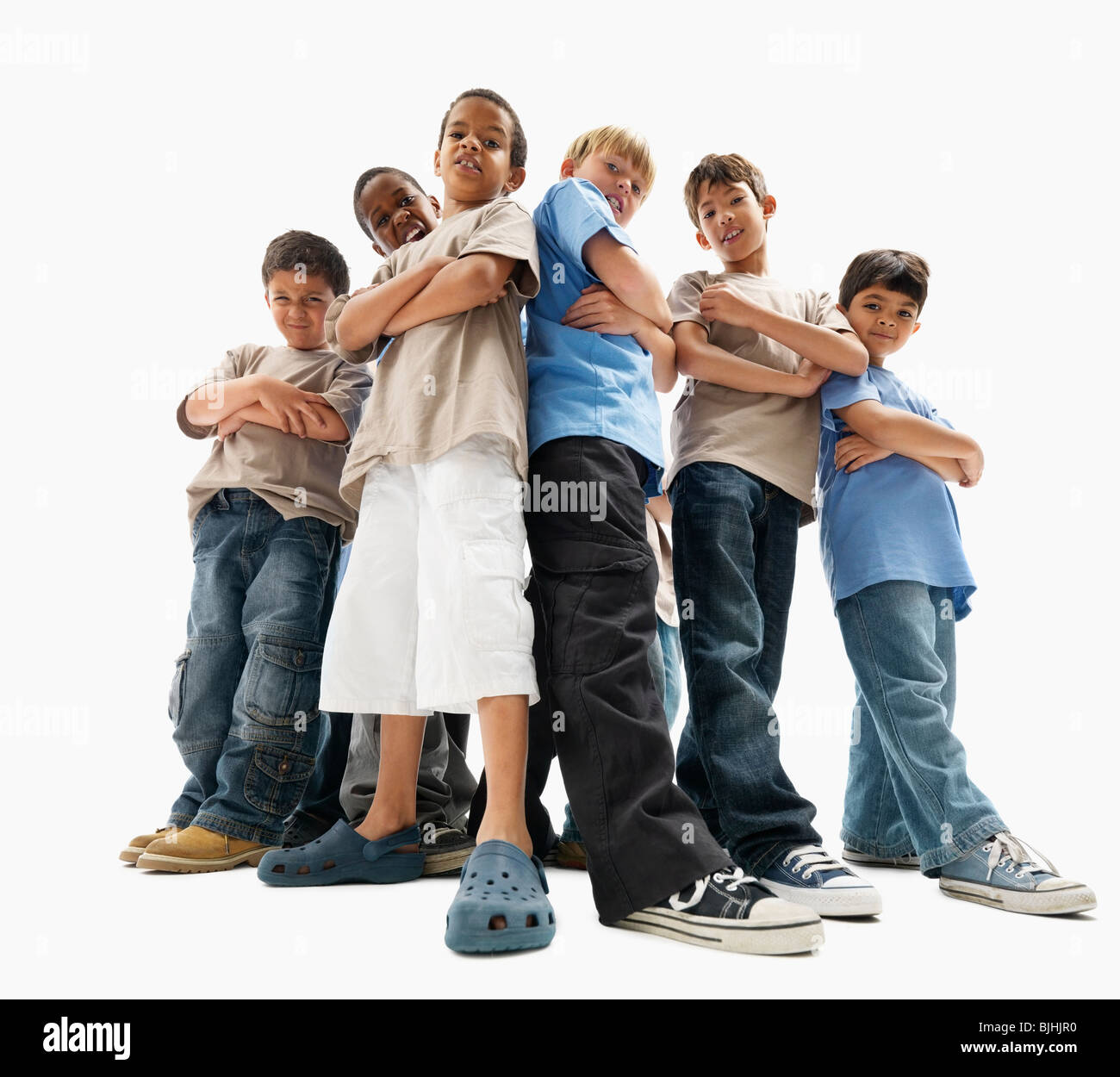 Group of young boys Stock Photo - Alamy