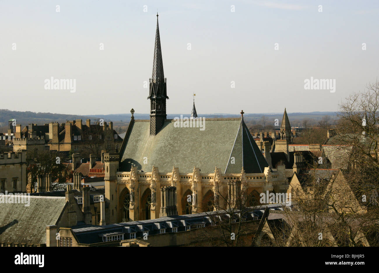 Exeter College and Chapel, Oxford University, Oxford, Oxfordshire, UK ...
