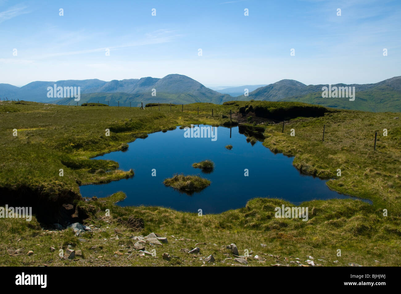 Maumturk mountains near leenaun hi-res stock photography and images - Alamy