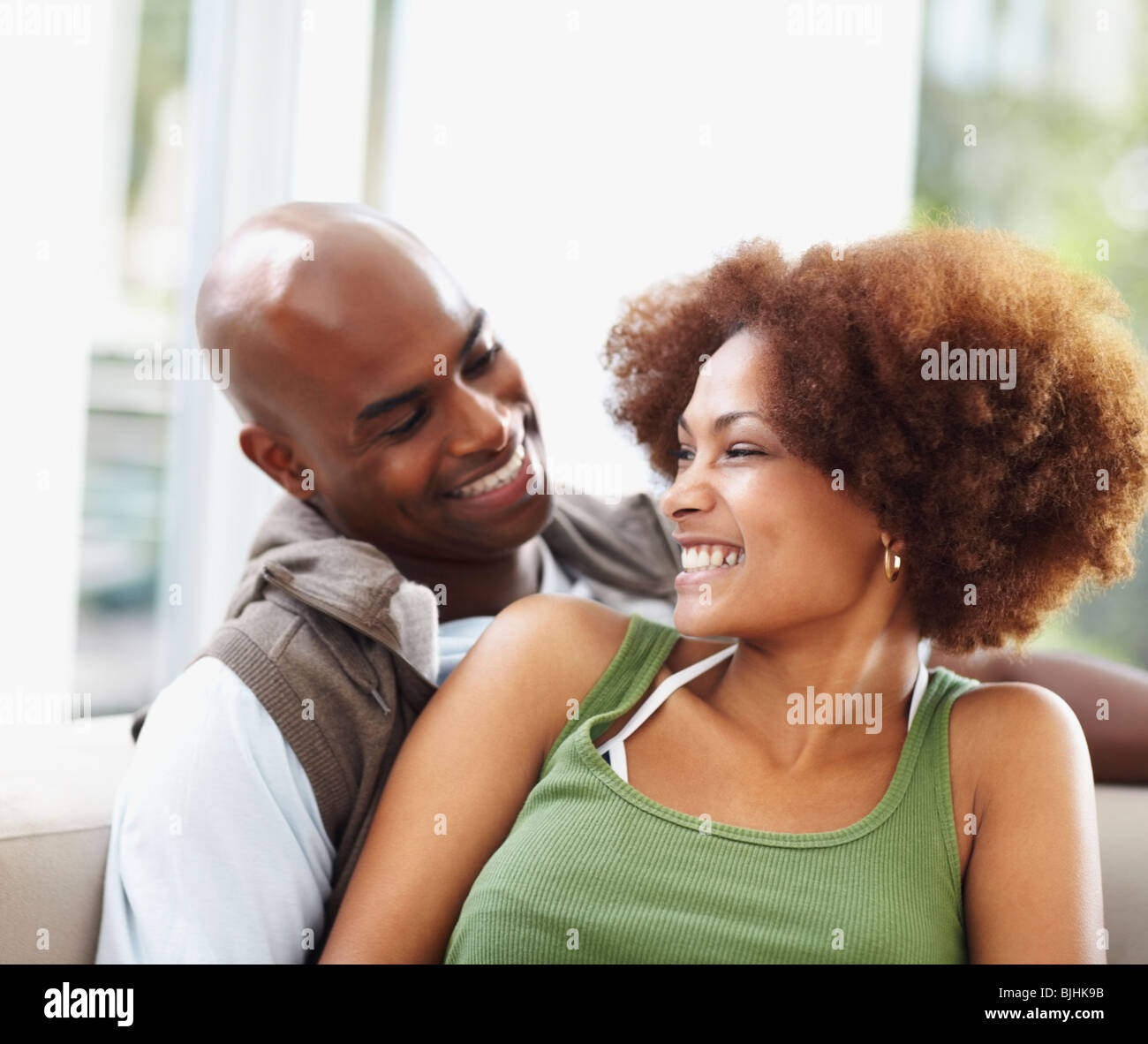 Portrait of a couple Stock Photo - Alamy