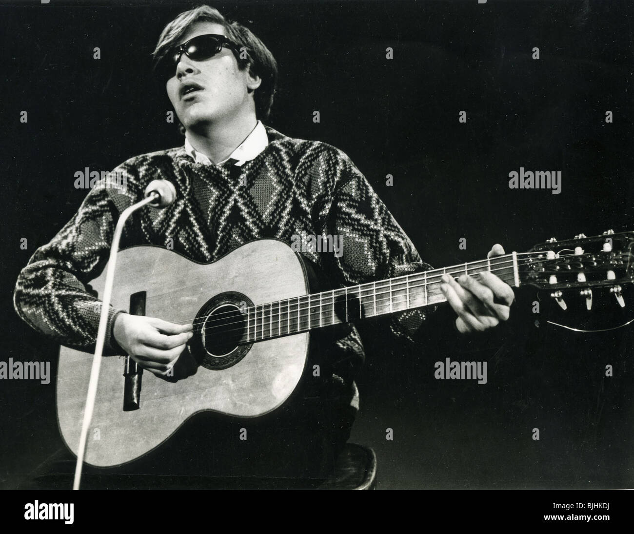 JOSE FELICIANO Puerto Rican musician abut 1967 Stock Photo - Alamy