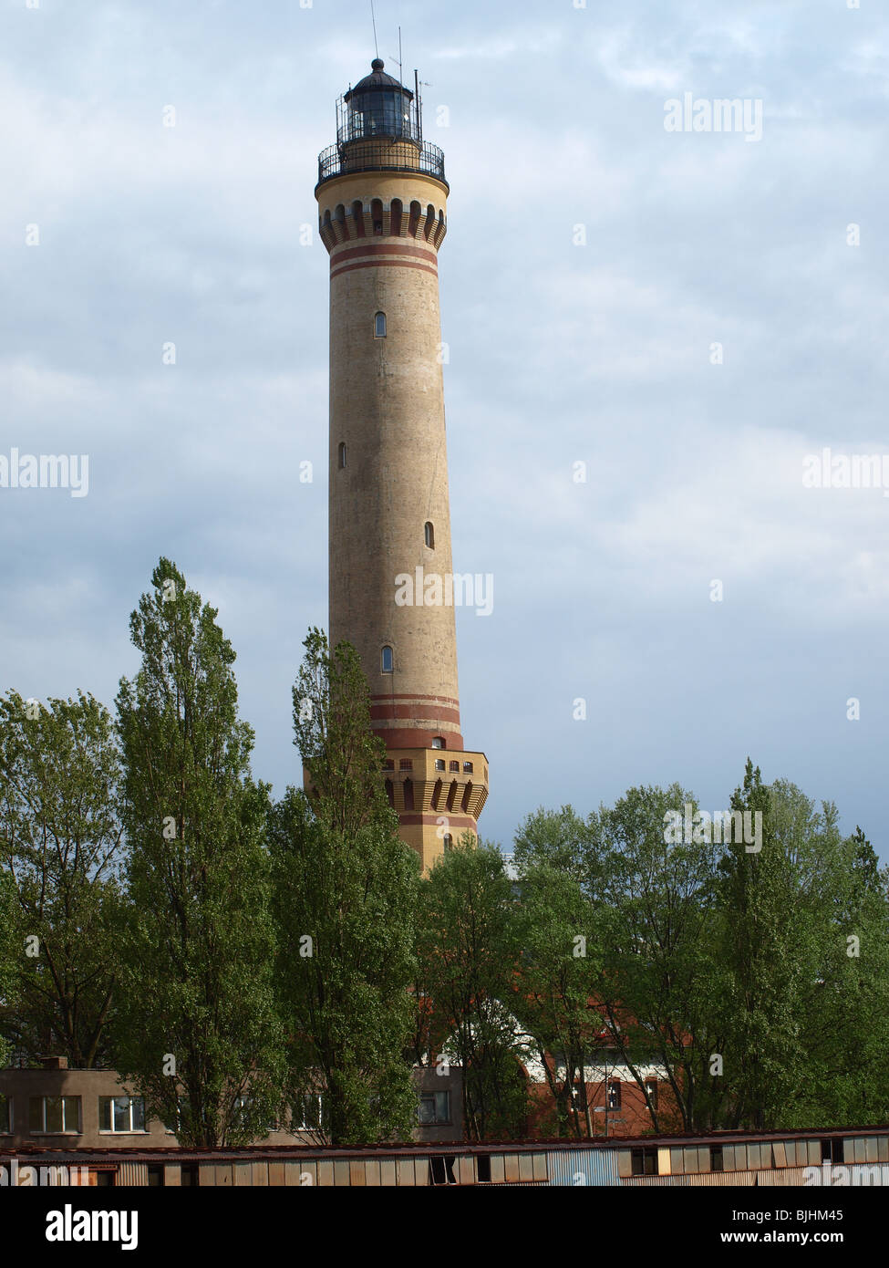 lighthouse in Swinoujscie Stock Photo - Alamy