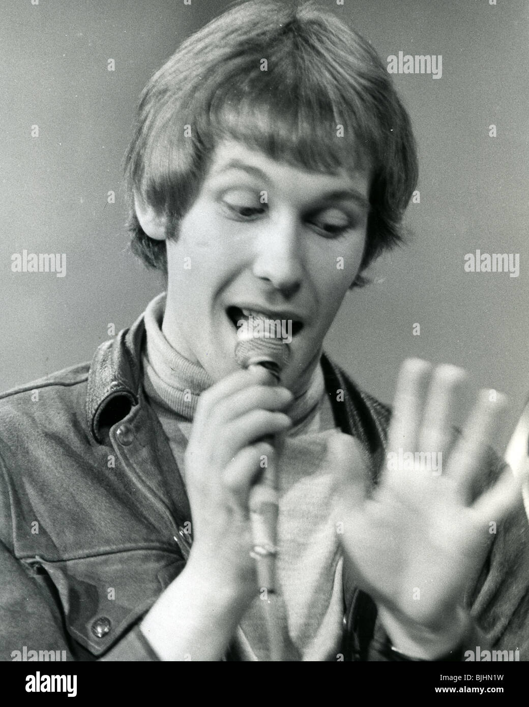 MIKE d'ABO of Manfred Mann group in August 1966. Photo: Tony Gale Stock ...