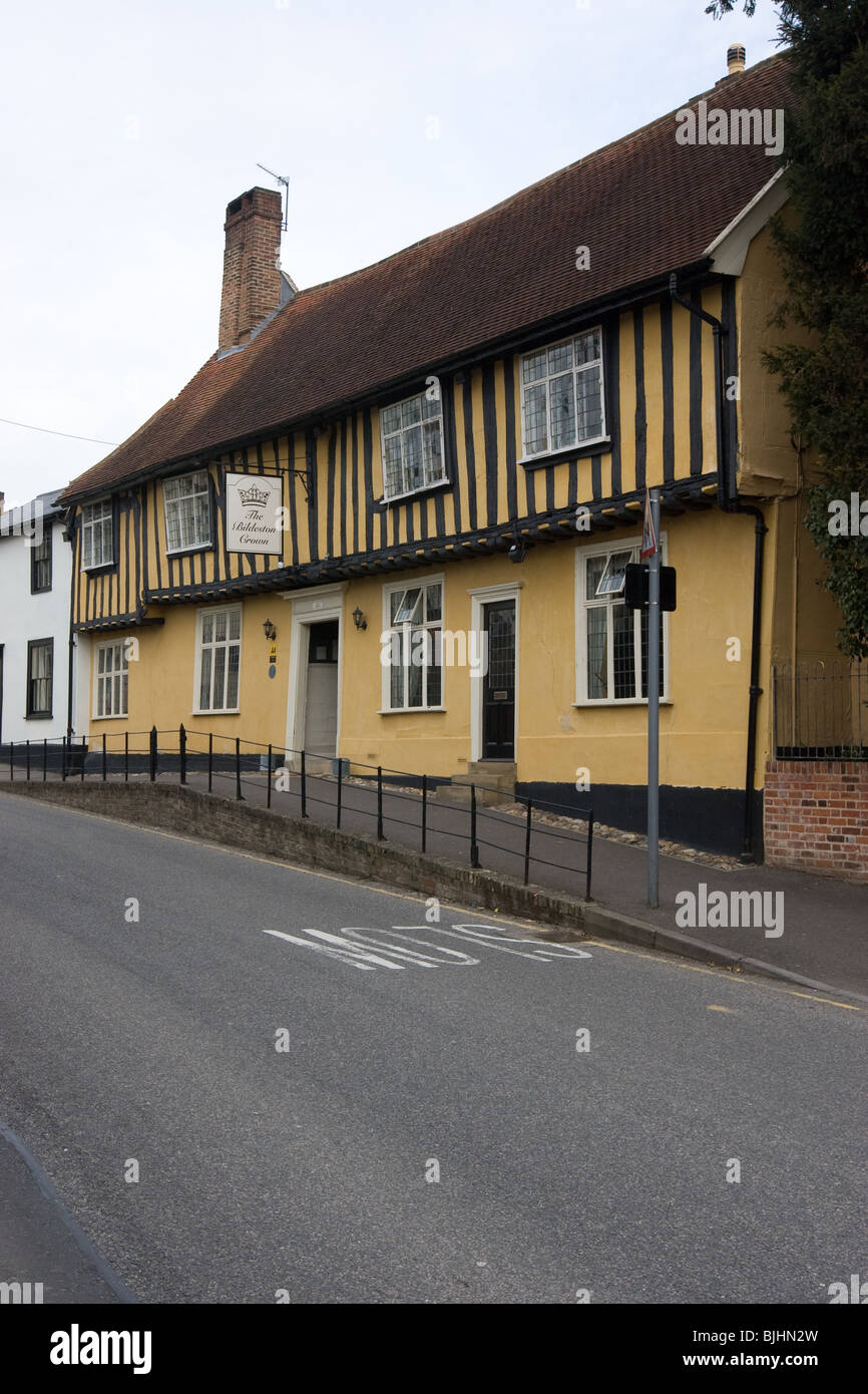 The Bildeston Crown,Bildeston,Suffolk,England Stock Photo - Alamy