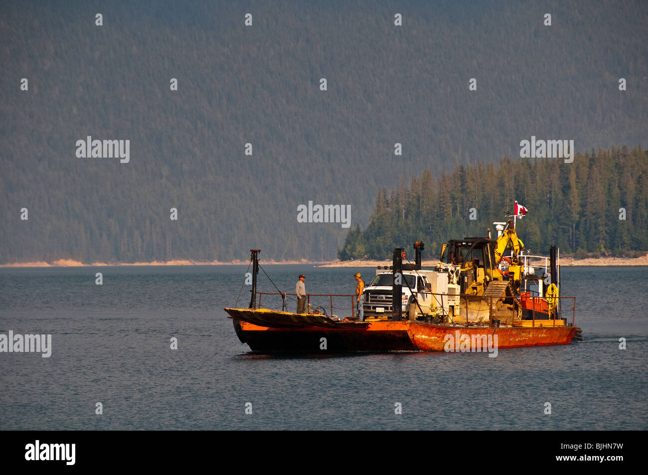 Barge ship moving on hi-res stock photography and images - Alamy