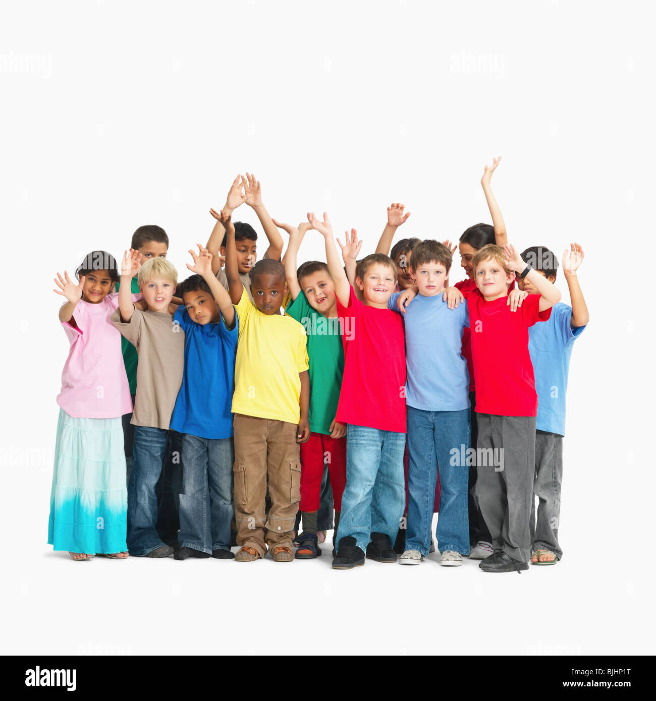 Group of children Stock Photo - Alamy