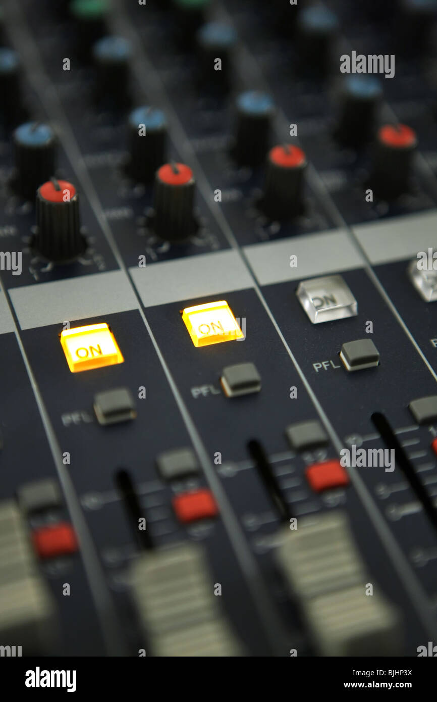 audio mixer, music Stock Photo - Alamy