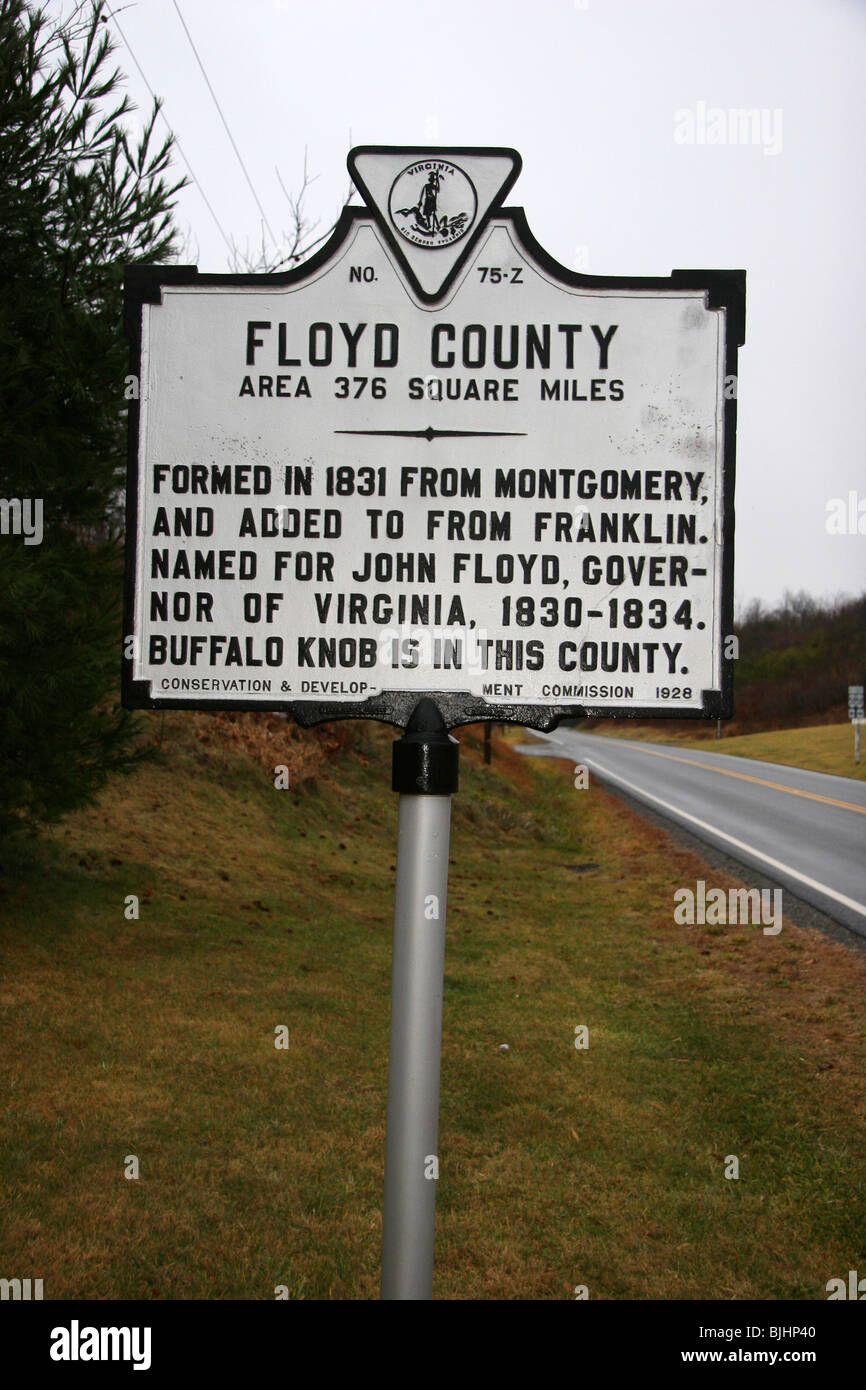 Floyd County Area 376 Square Miles Formed in 1831 from Montgomery, and ...