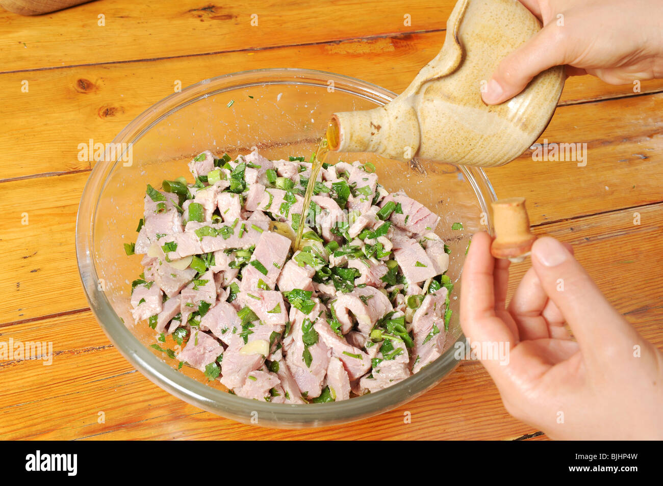 cooking tuna fish Stock Photo - Alamy